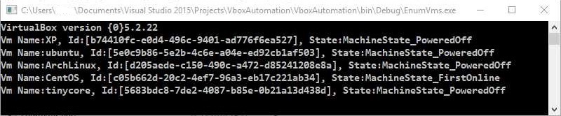 Delphi developer's blog: Virtual Box automation with C#. Part1