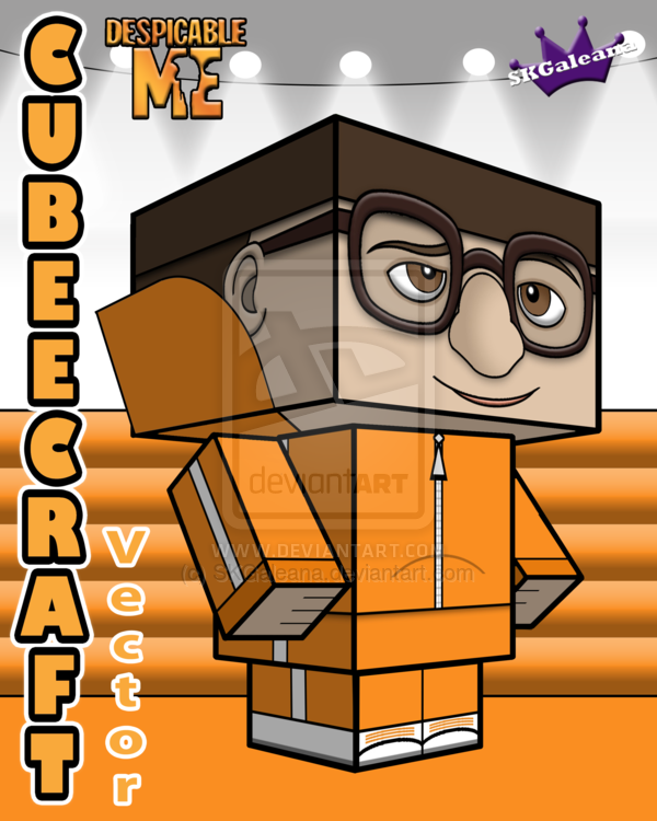 Despicable Me - Vector Cubeecraft | Papercraft Paradise | PaperCrafts ...
