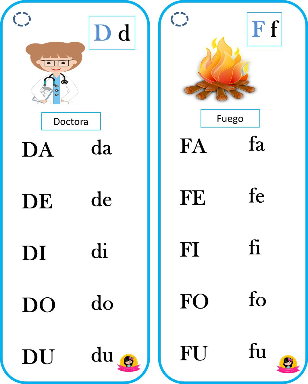 Educando con la Maestra: vocales