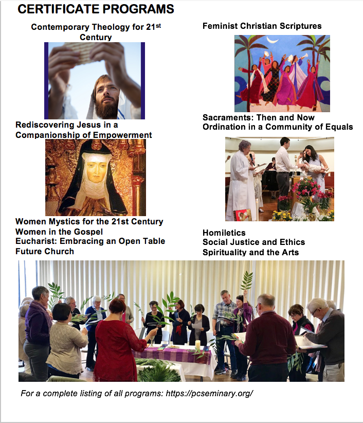 Bridget Mary's Blog: People's Catholic Seminary - Programs for ...