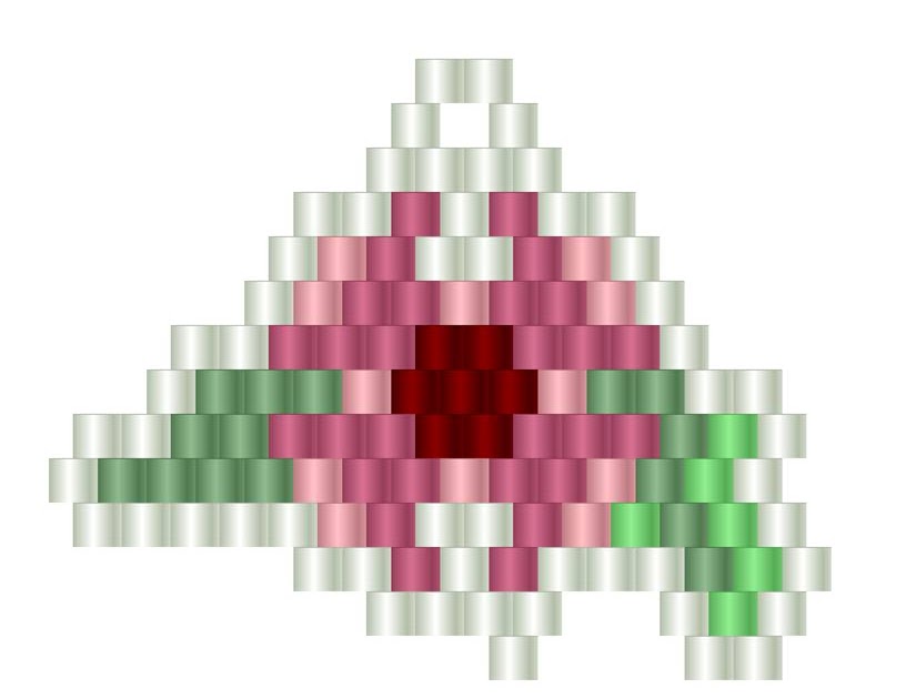 Brick Stitch Bead Patterns Journal: Free Primrose Blossom Flower ...