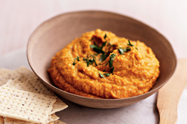 Roasted pumpkin & cumin hummus recipe | Arabic Food Recipes