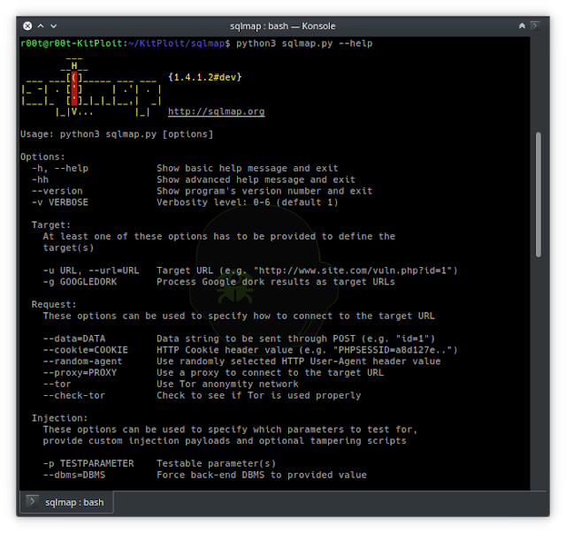 Sqlmap V1 4 Automatic Sql Injection And Database Takeover Tool