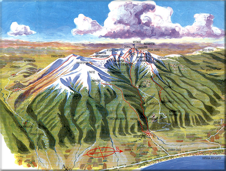 ELIAS TSIKAS - ΟΡΕΙΒΑΤΙΚΟ ΗΜΕΡΟΛΟΓΙΟ: Mount Olympus 2919m - Greece 2006