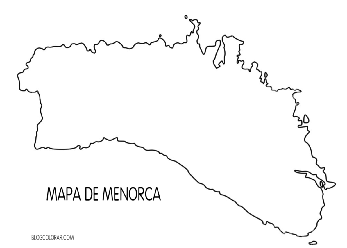Menorca dibujos para colorear - Colorear dibujos infantiles