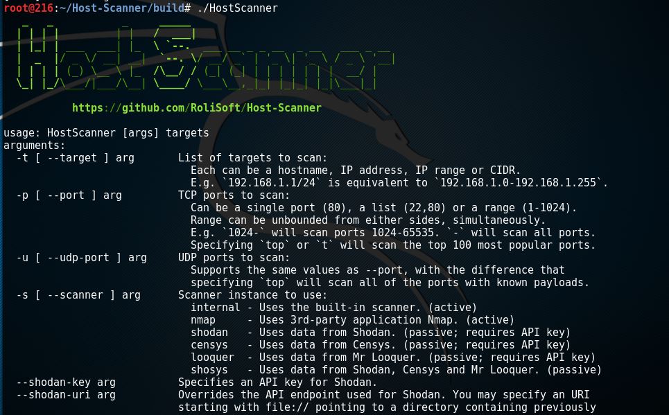 Host Scanner. Descubrimiento de Host y Escaner de Puertos | Pruebas