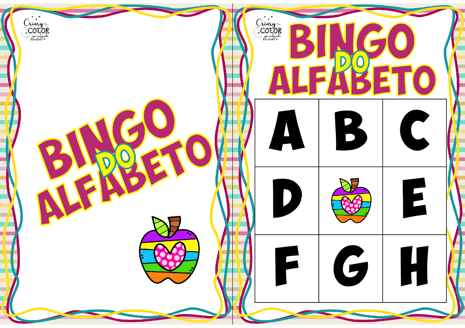 Bingo Das Letras Para Imprimir - RETOEDU