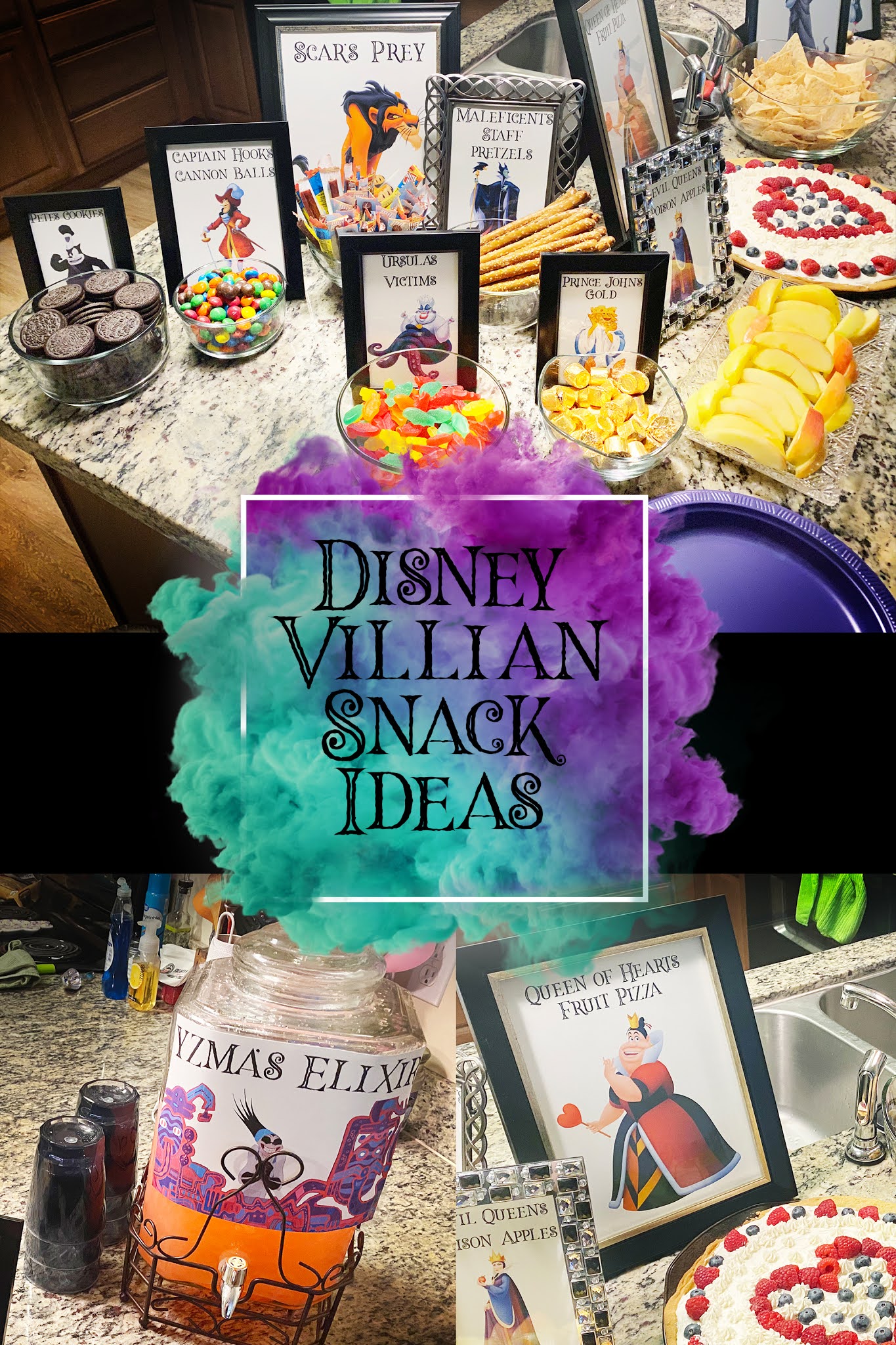 Eppersons Exploring Eternity: Disney Villainous Party Snacks Ideas