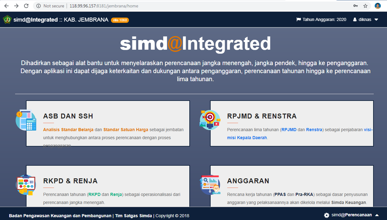 Cara Input Simda Perencanaan 2020 - Info Dunia Edukasi