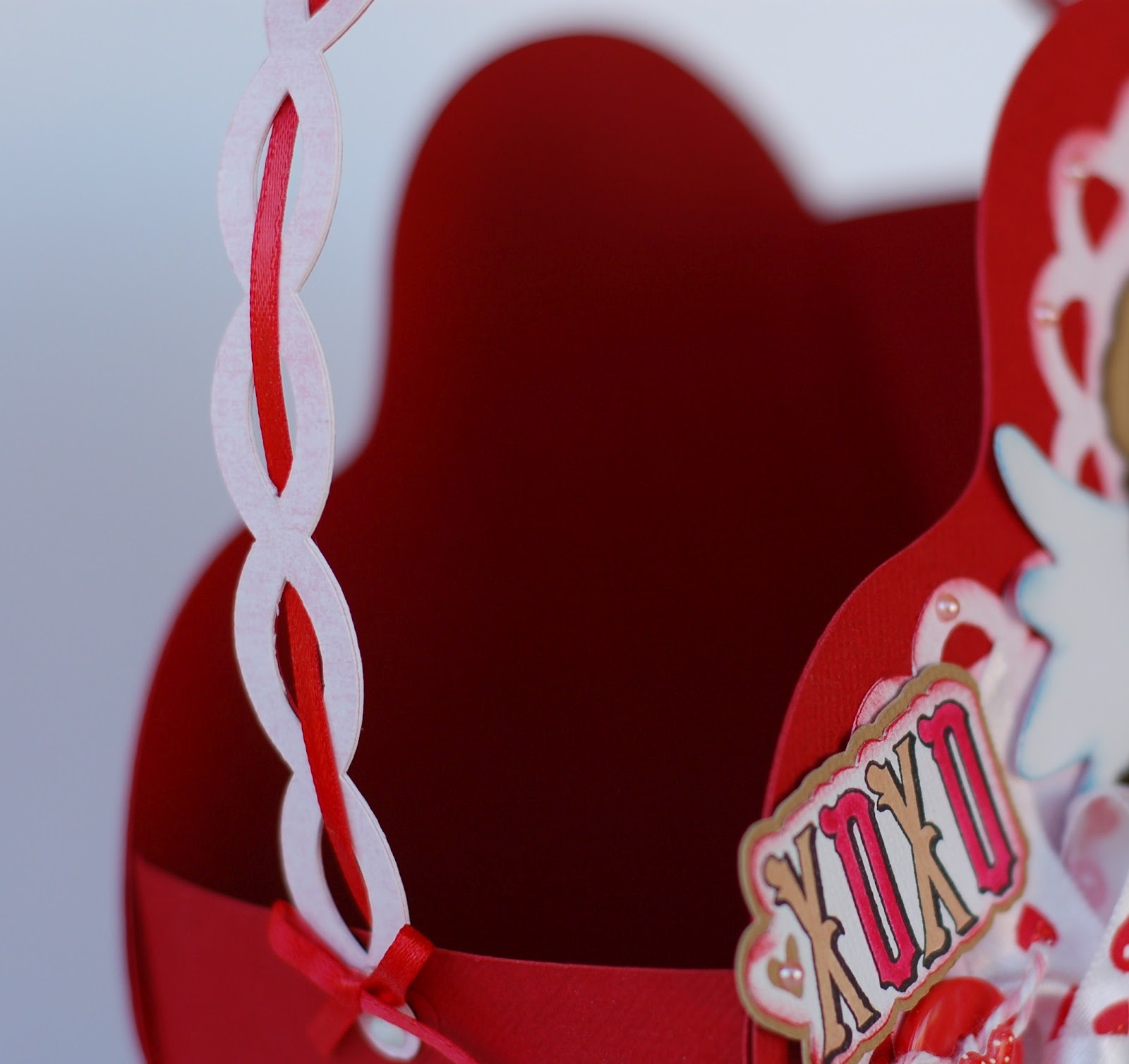 Paper Creations by Kristin: Valentine Bear Box with handle