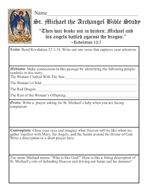 Look to Him and be Radiant: Celebrating the Archangels with Older Kids ...