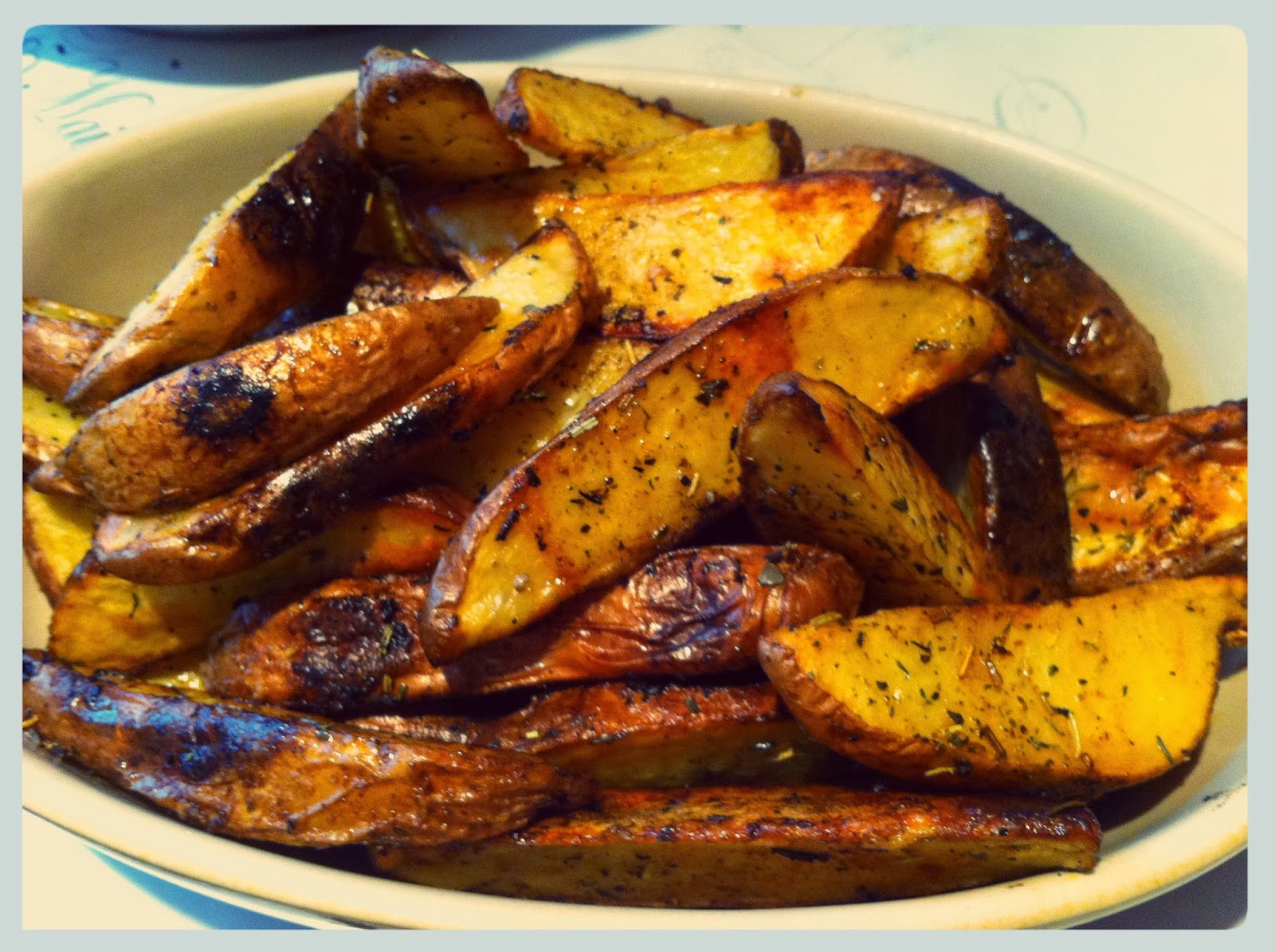 La petite caille: Cartofi wedges