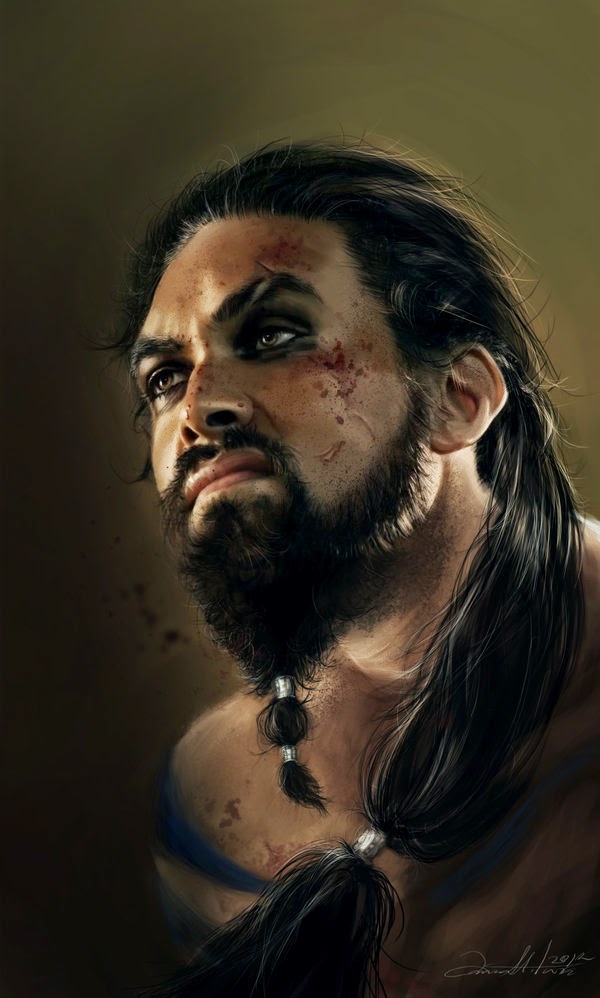 Game of Thrones Art: Game of Thrones Khal Drogo Art