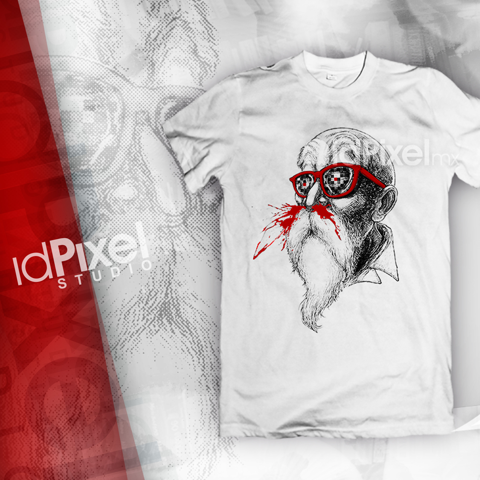 Maestro Roshi | EPS VECTOR | PNG | PSD-idPixel Studio - idPixel Studio