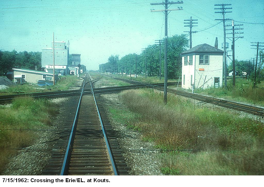 Towns and Nature: Kouts, IN: Junction Tower: Erie vs. PRR