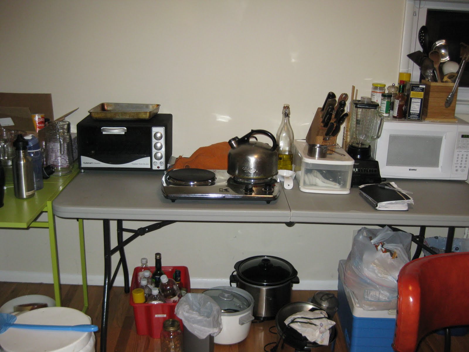 New York Suburban Renovation: Our Temporary Kitchen