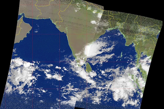 NOAA weather satellite reception