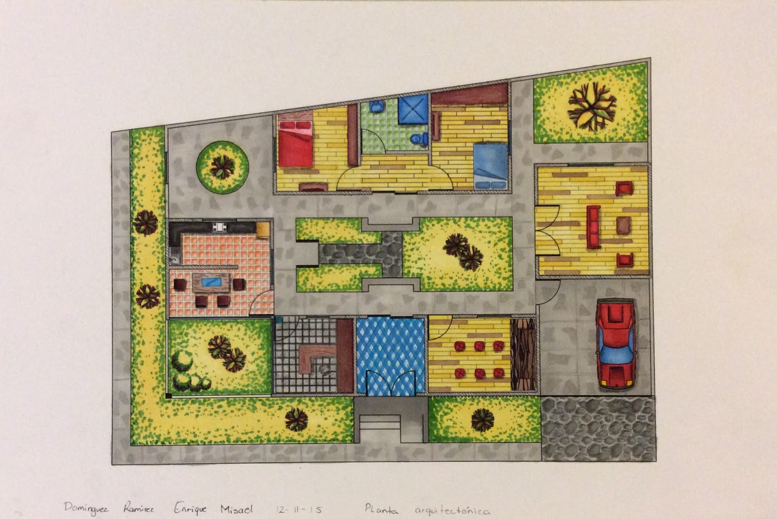 Arquitectos en Proceso: Planos Arquitectónicos a Color