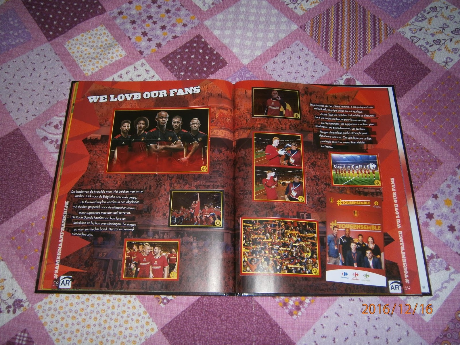 Collezionista Panini: Belgian Red Devils 2016 - #Tousenfrance - Panini ...