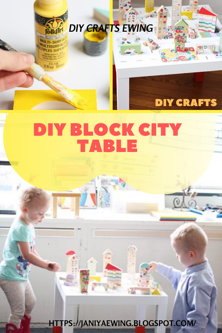 DIY Block City Table