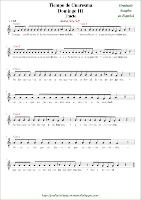 Graduale Simplex en Español: Tiempo de Cuaresma - Domingo III