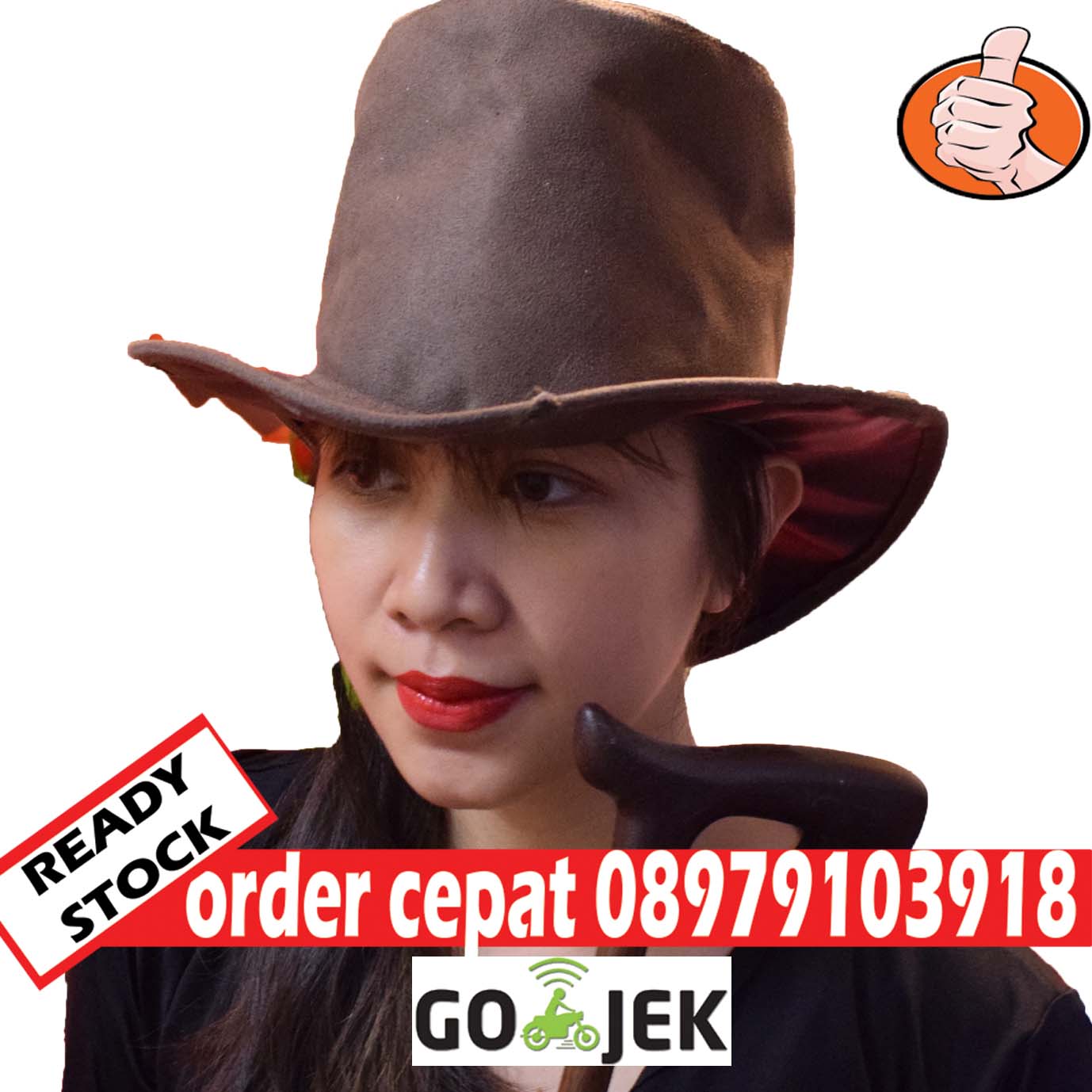 toko tempat jual topi hat topi coklat topi sulap topi slash murah