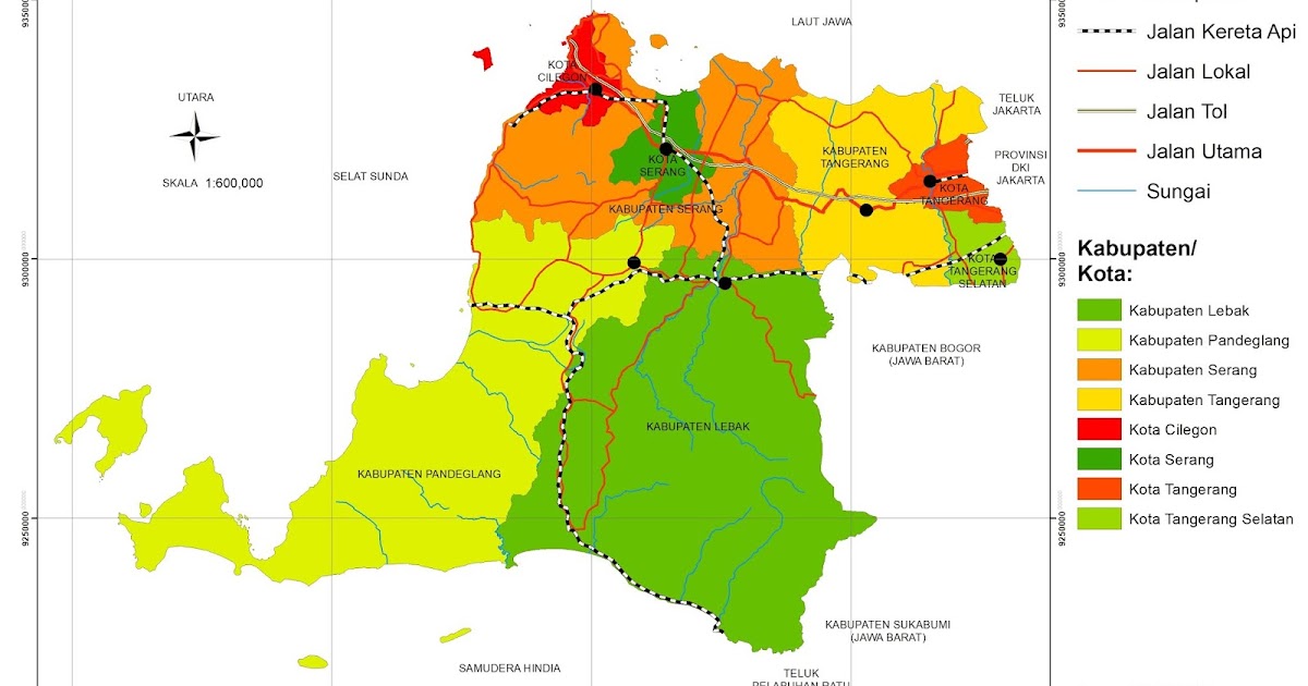 PETA PROVINSI BANTEN