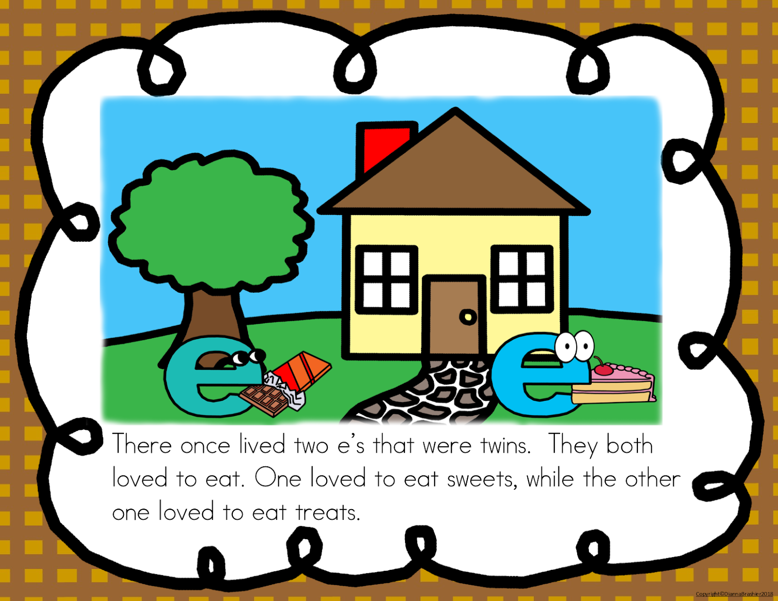 Teachers R US: ee ea Story, Printable Story, Wall Signs, and Literacy ...