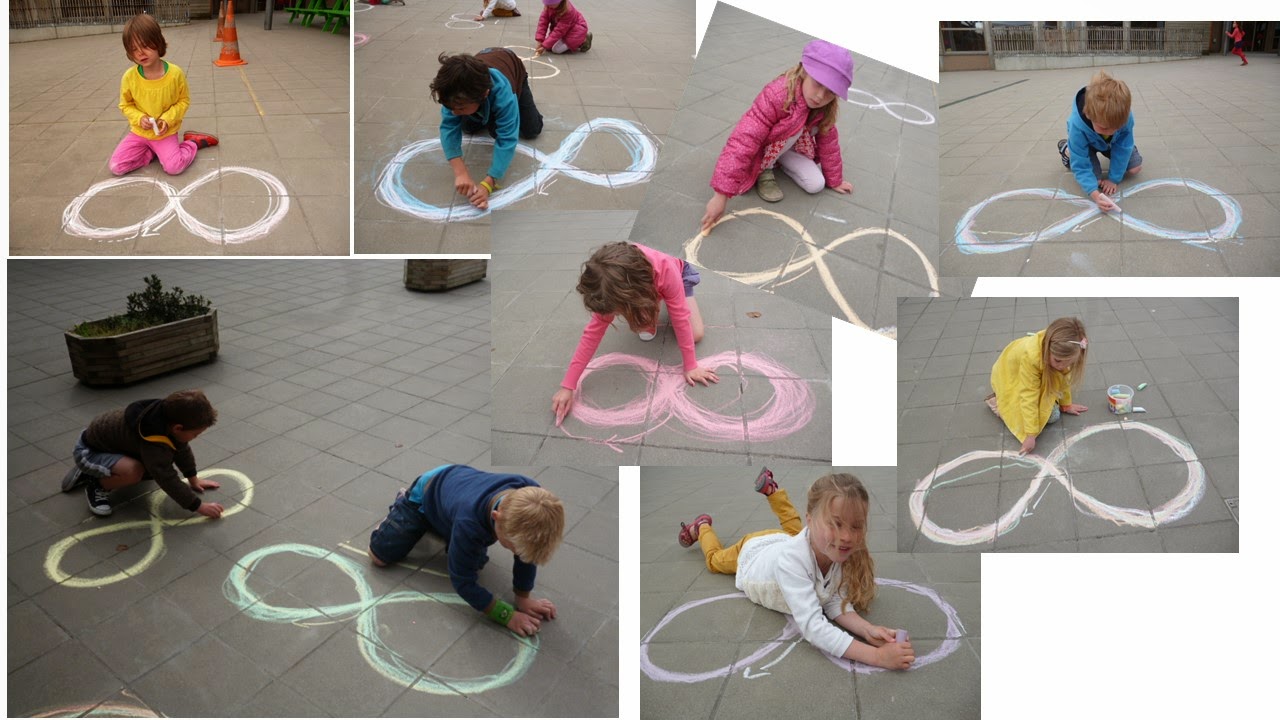 De Lispeltuut: Schrijfoefening de liggende en staande acht.