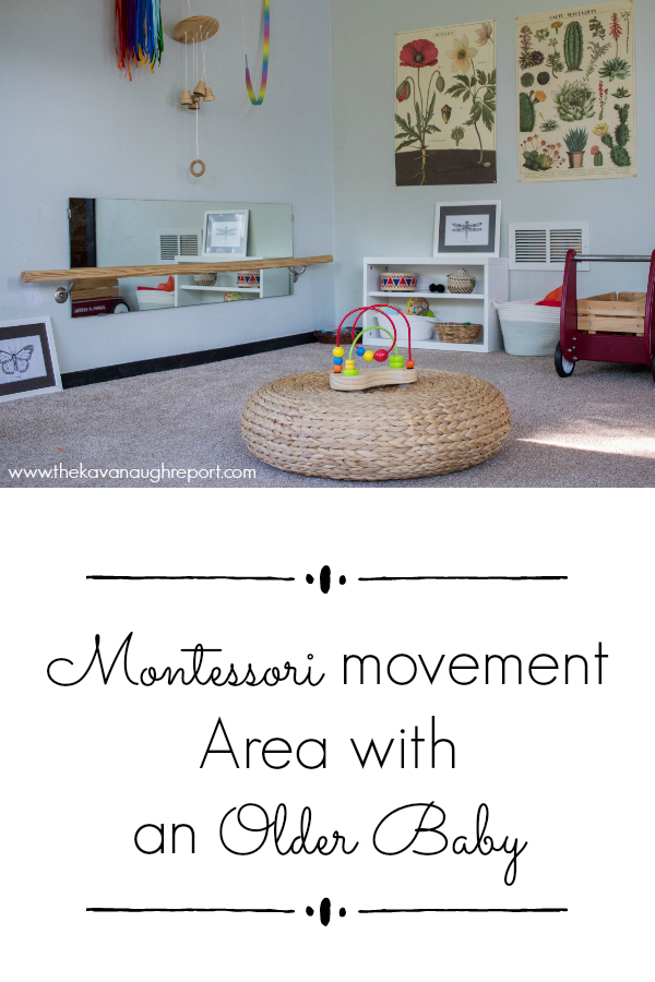 Movement Area with an Older Baby -- Montessori Baby Week 43