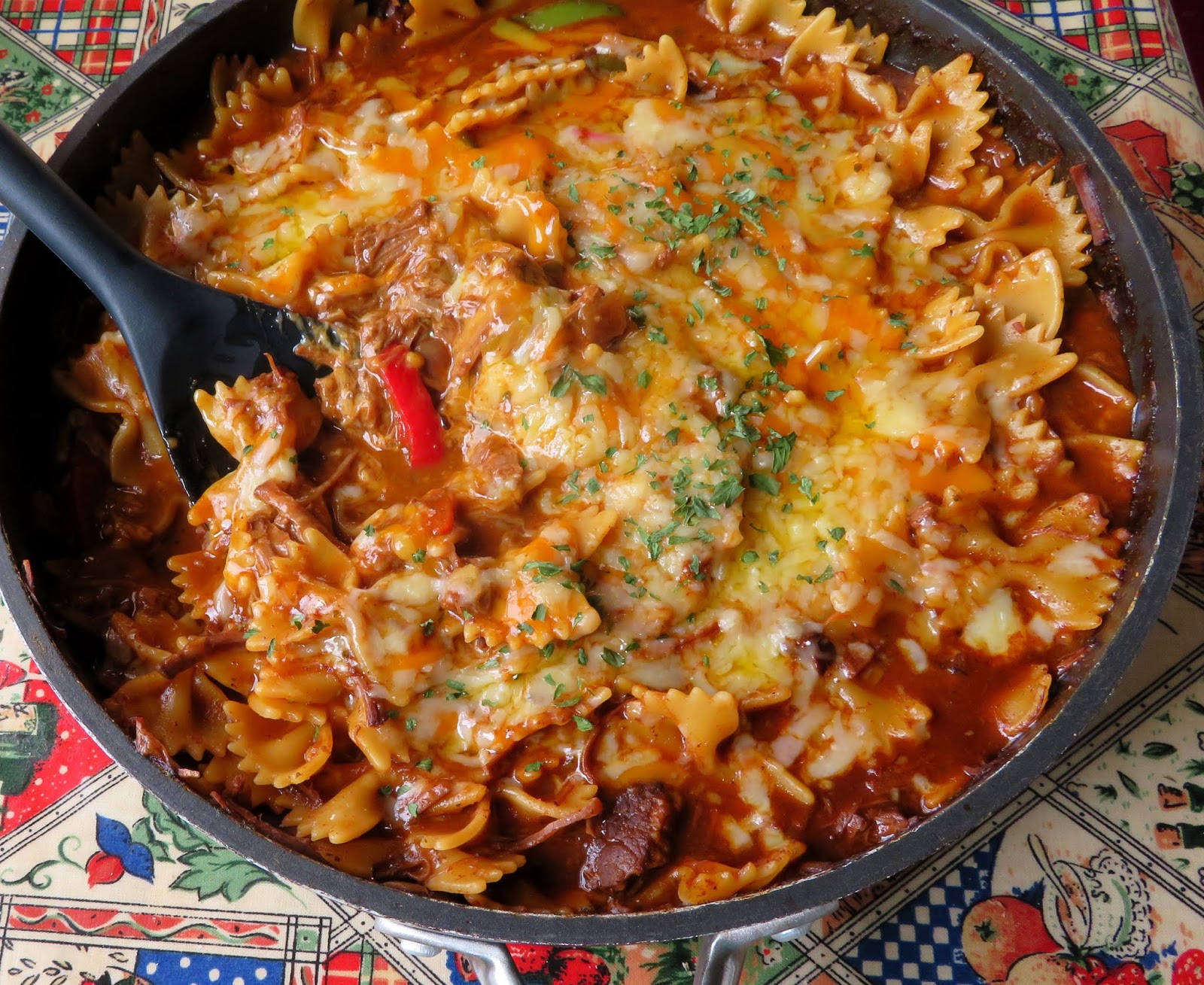 Cheesy Taco Bow Ties | The English Kitchen