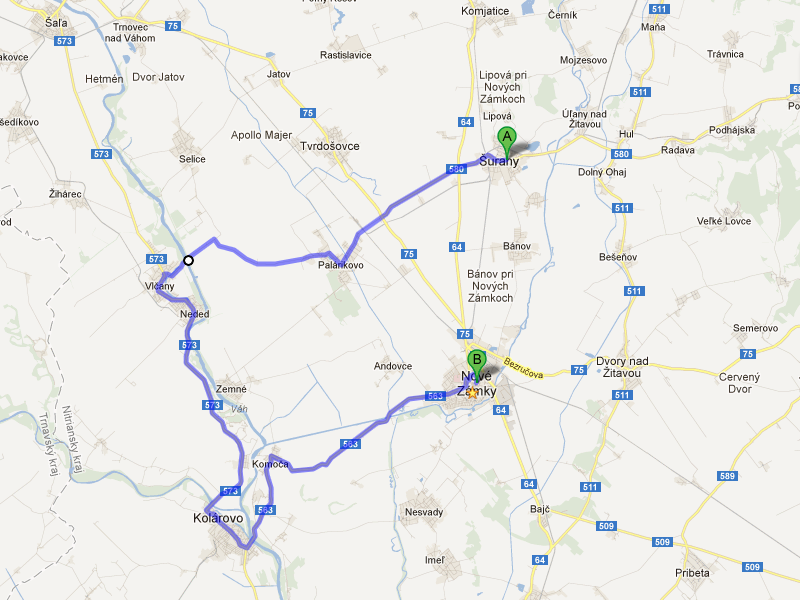 RoSi: Šurany - Vlčany - Nové Zámky