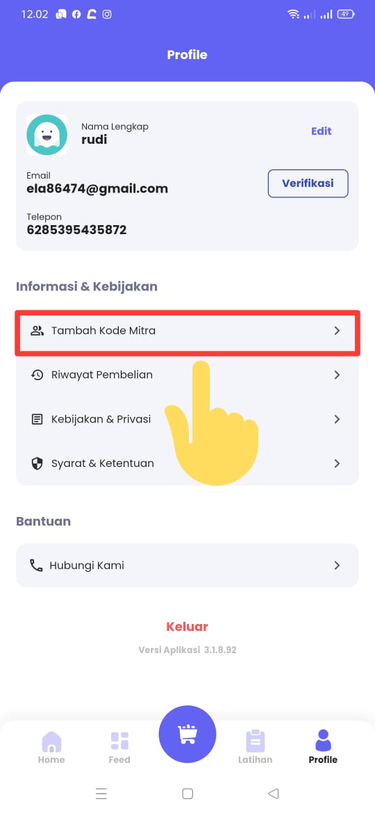 Cara Masukan Kode Promo/Mitra/Referral Bimbel BTW (Smart BTW) 2022 ...