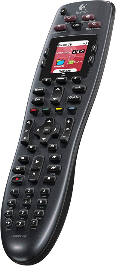 Remote Control: Logitech Harmony 700 Rechargeable Remote with Color Screen