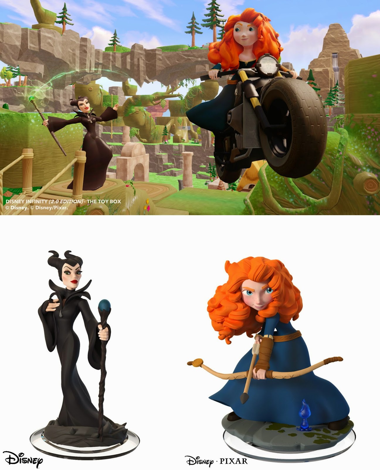 Disney Infinity 2.0：Maleficent & Princess Merida | Disney Magical ...