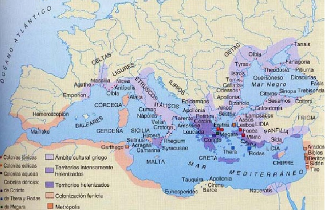 Roma y Grecia Clásica: Geografía de la Antigua Grecia