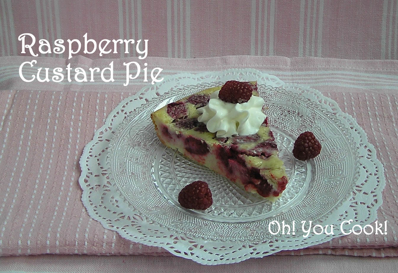 Raspberry Custard Pie