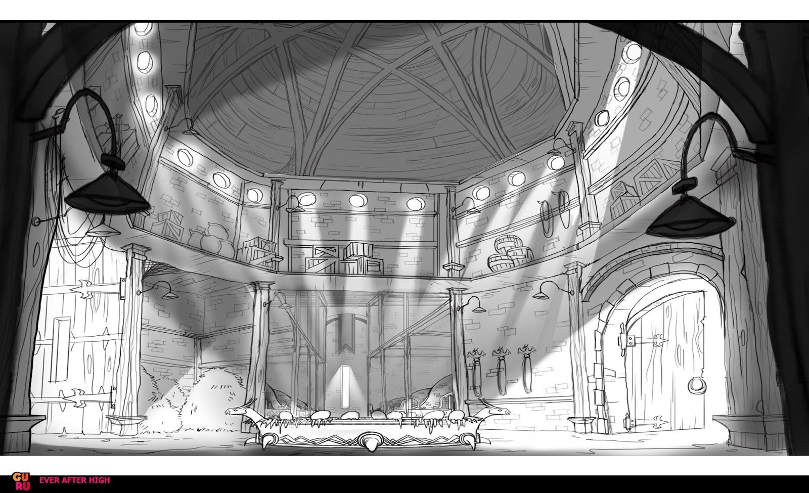 The Last Ticket to Mars: Ever After High concept art, location design ...