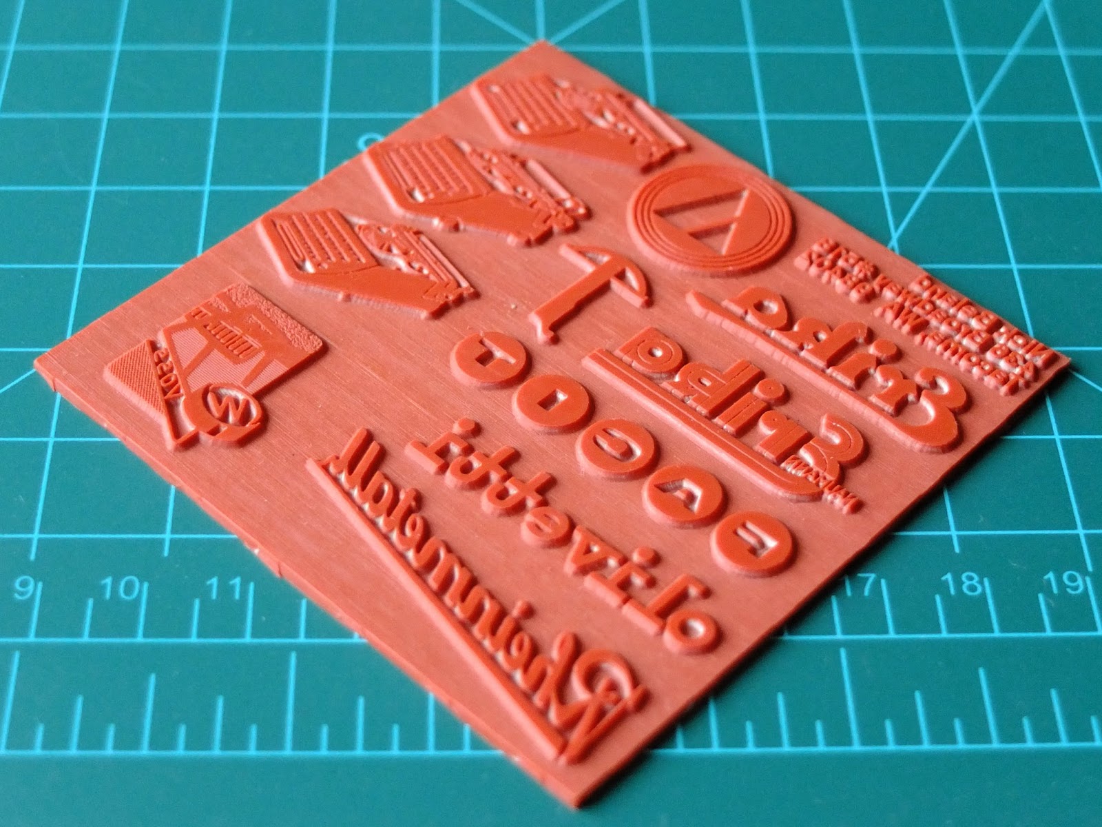 x over it: Rubber stamps: 120+ typewriter logos and nameplates