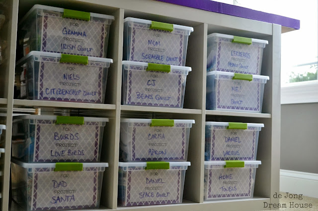 de Jong Dream House: Printable | Project Box Labels