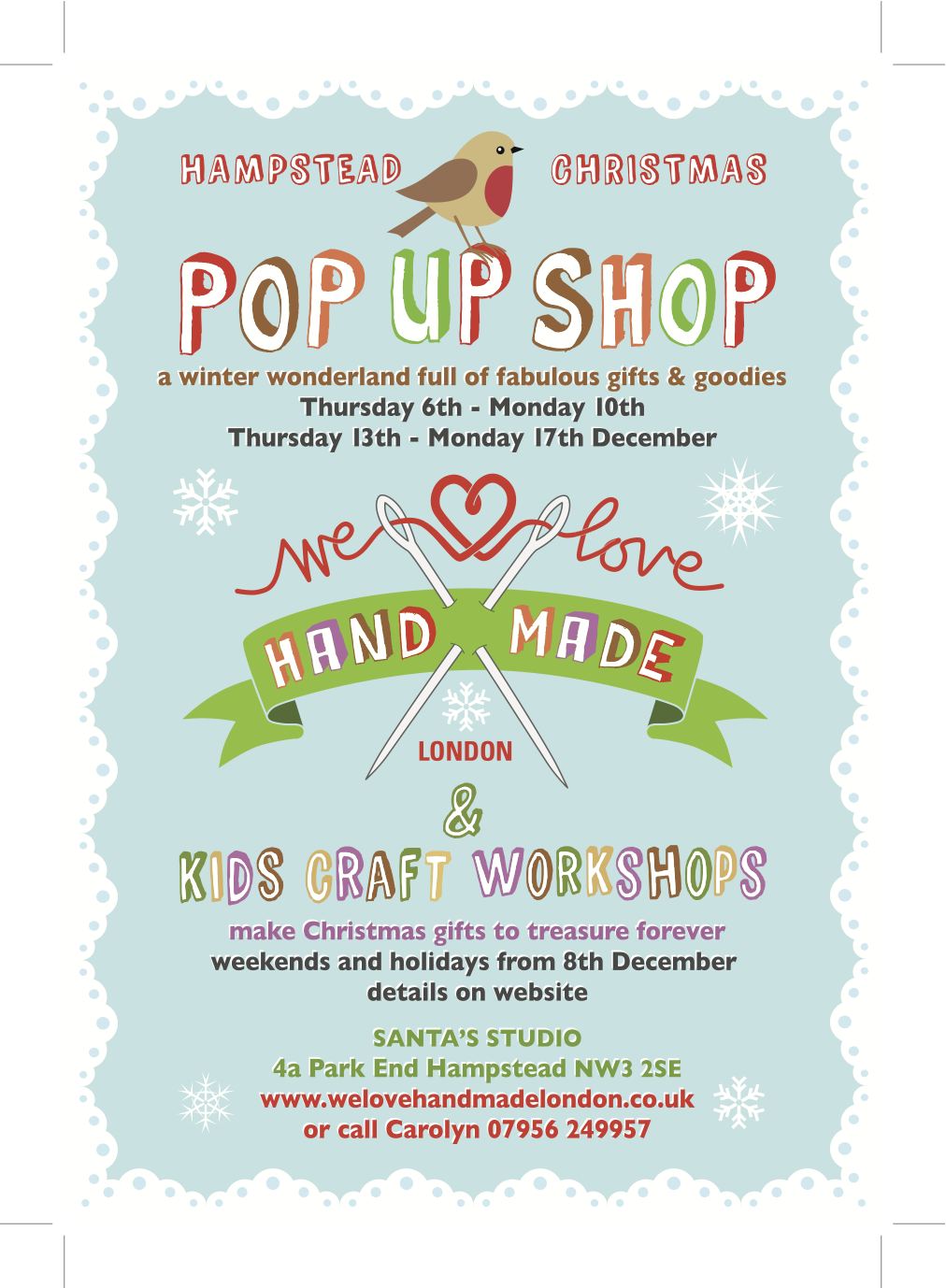 London Pop-ups: 'We Love Handmade' Pop-up Shop and Kids Craft Workshops ...
