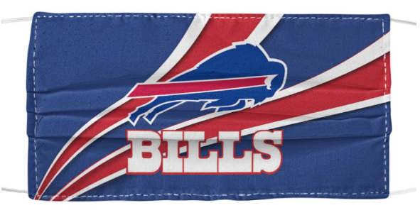 Cloth Face Mask - Fabric Face Mask: Buffalo Bills Cloth Face Mask