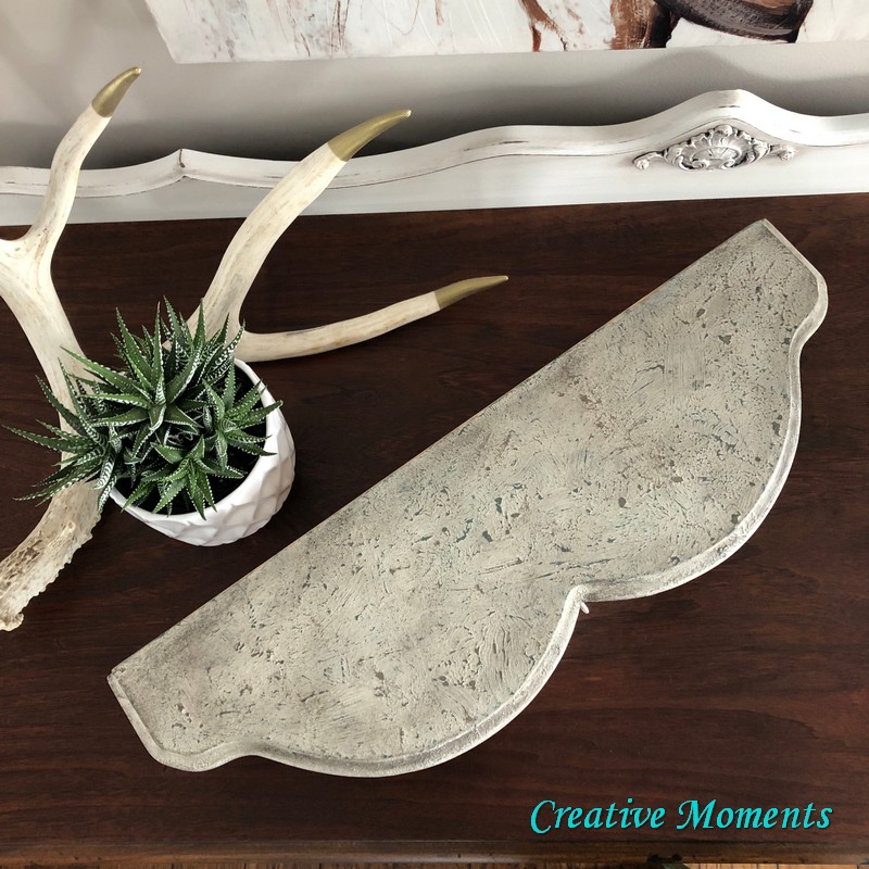 Venetian Plaster Shelf