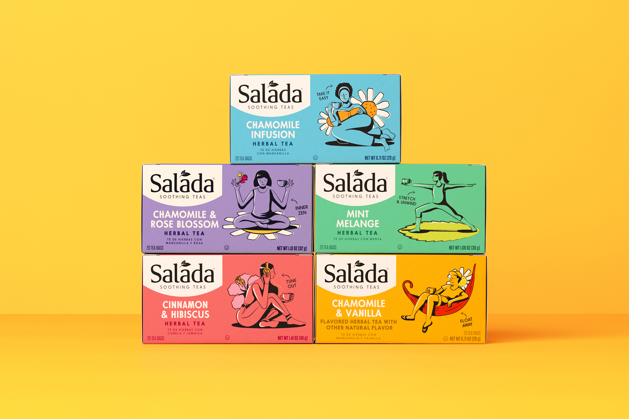 Salada Tea on Packaging of the World - Creative Package Design Gallery