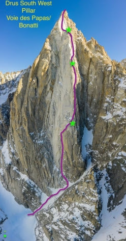 Hiking and Climbing Adventures: Repeat of SW Pillar of the Petit Dru on ...