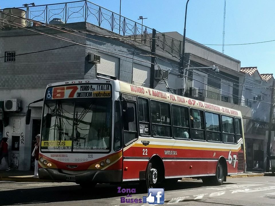 Colectibus - Zona de Buses: LINEA 67