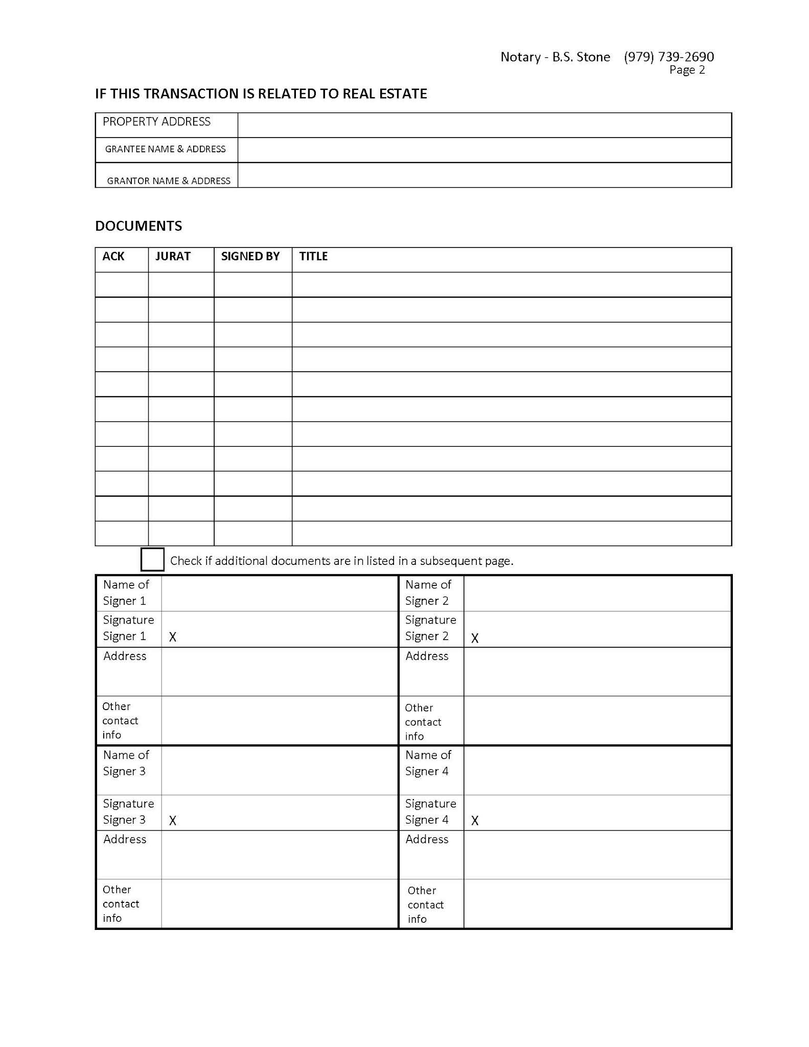 Notaries and Notary News by Brenda Stone: Document Cheat Sheet for New ...