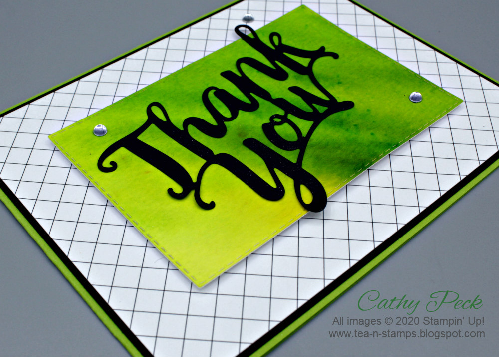 Tea and Stamps: March Customer Thank You Card - Featuring Pigment Sprinkles