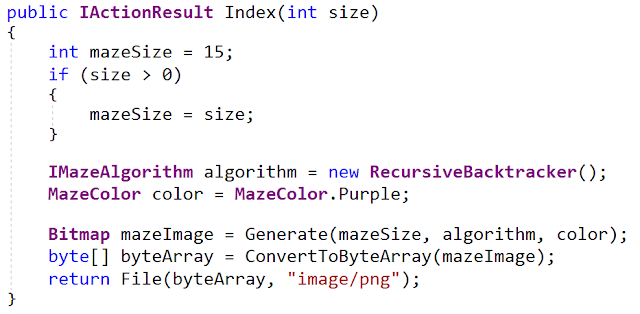 Jeremy Bytes: Building a Web Front-End to Show Mazes in ASP.NET Core MVC