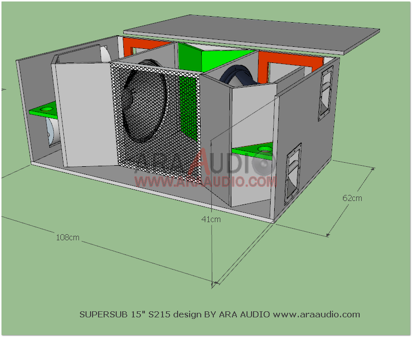 Skema Box Subwoofer Supersub 15 inch S215